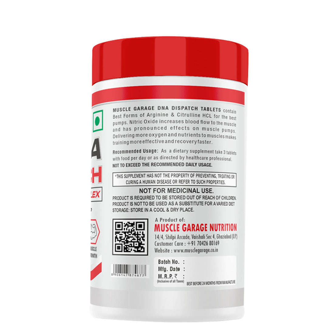 DNA Dispatch Nitric Oxide Complex- 90 Tablets